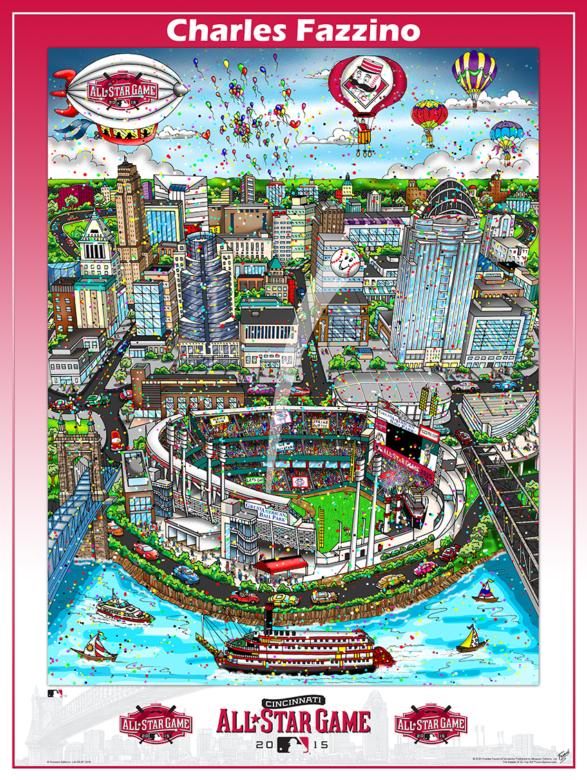 On the Seventh Day of Fazzino: 2015 MLB All-Star Game Poster | Fazzino