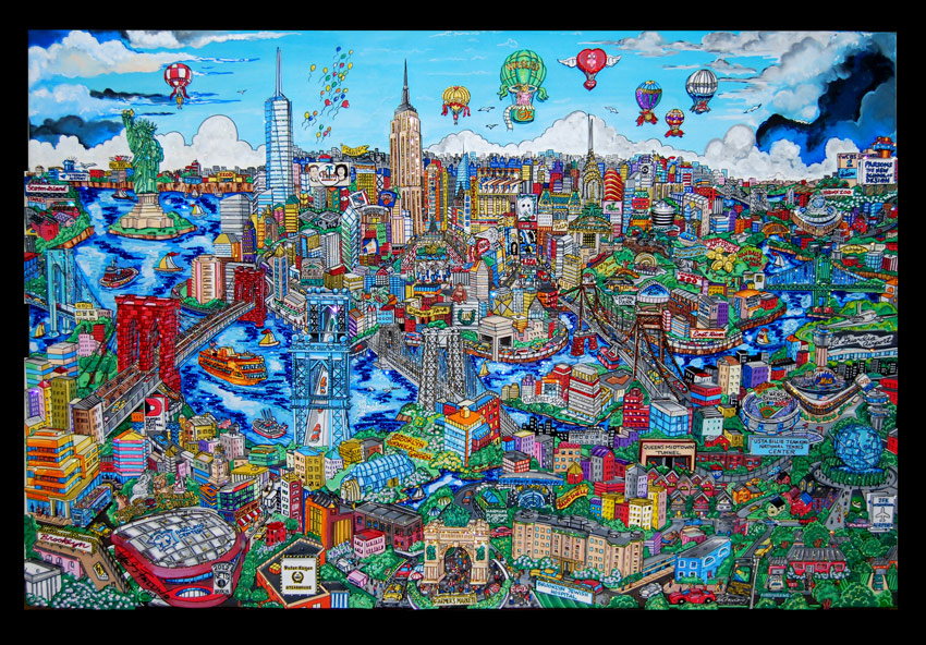 Personalized & Custom Pop Art Commissions; Charles Fazzino | Fazzino