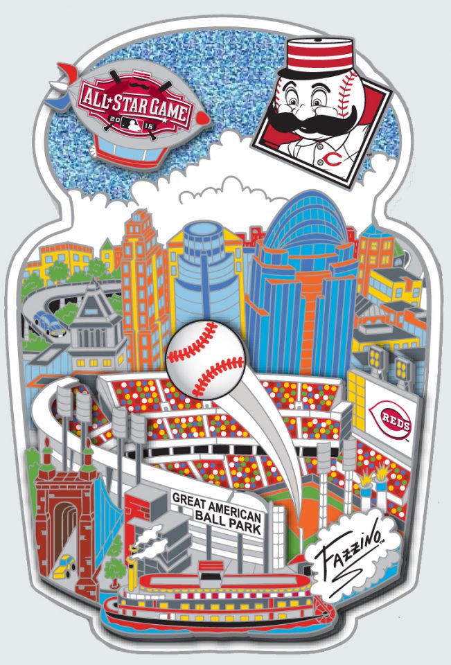 Introducing The Fazzino Stadium Collection Pins | Fazzino