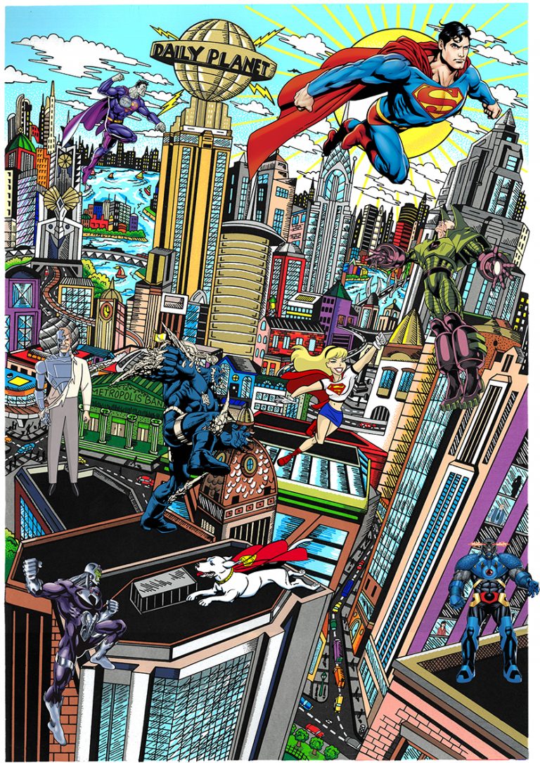 3D Comic Book Art | Fazzino 3D Comic Book Art