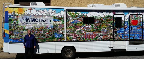 Charles Fazzino Designs the WMC Health COACH | Fazzino