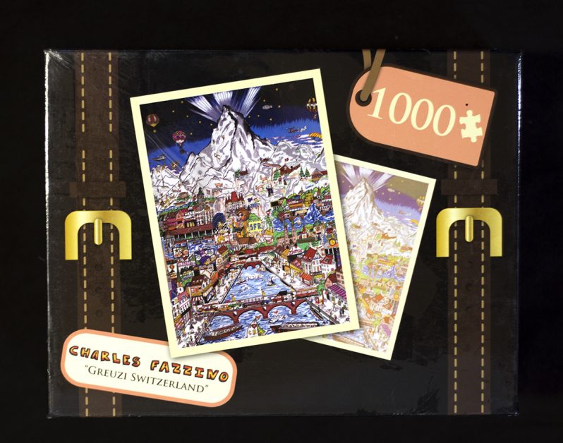 On the First Day of Fazzino: Greuzi Switzerland Puzzle | Fazzino