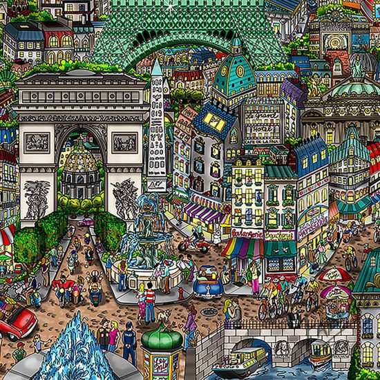 Midnight in Paris | Fazzino