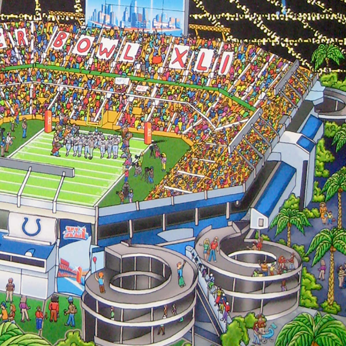 Super Bowl XLI: Miami | Fazzino