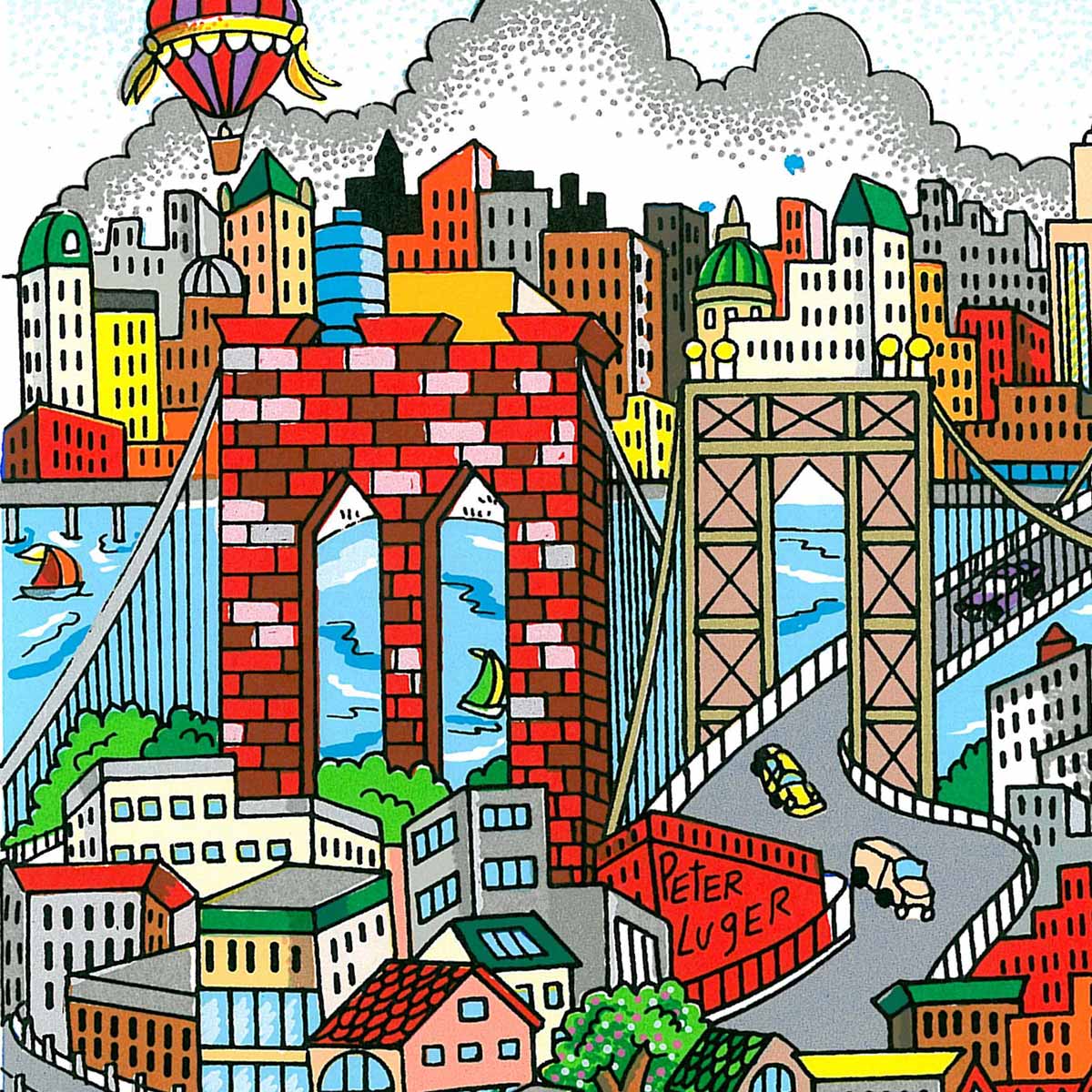 Take the B-Train to Brooklyn | Fazzino