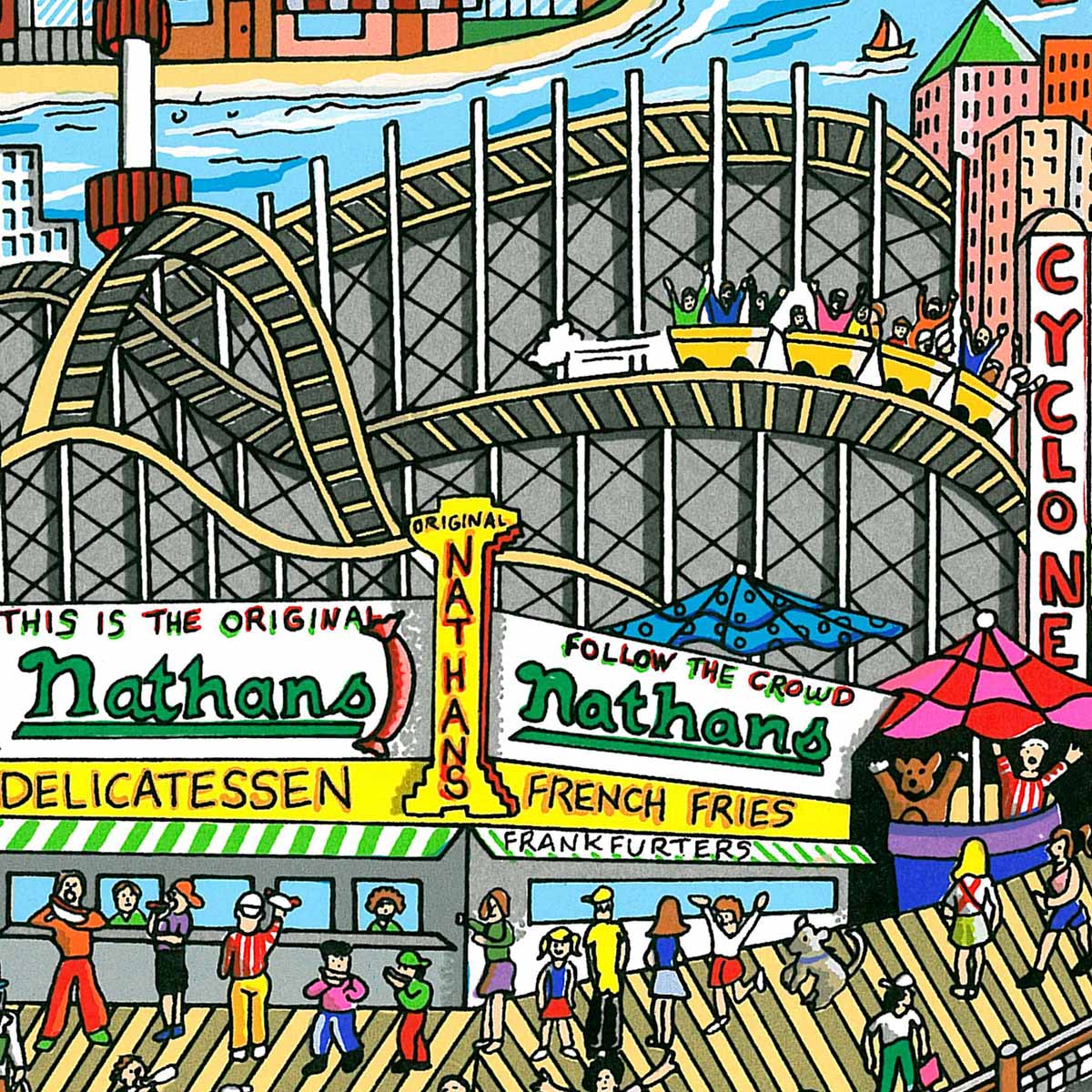 Take the B-Train to Brooklyn | Fazzino