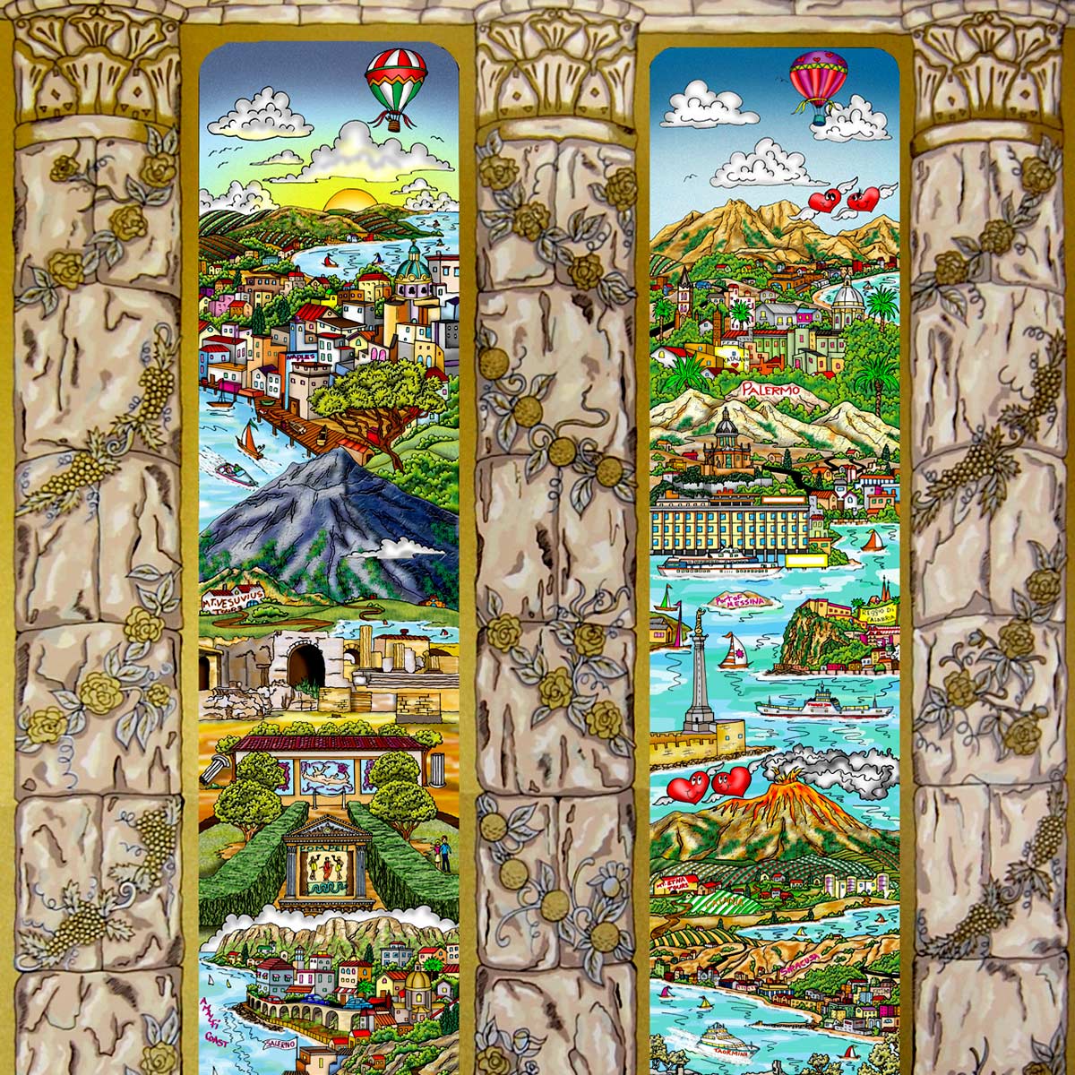 A Tour of the Mediterranean Mural | Fazzino