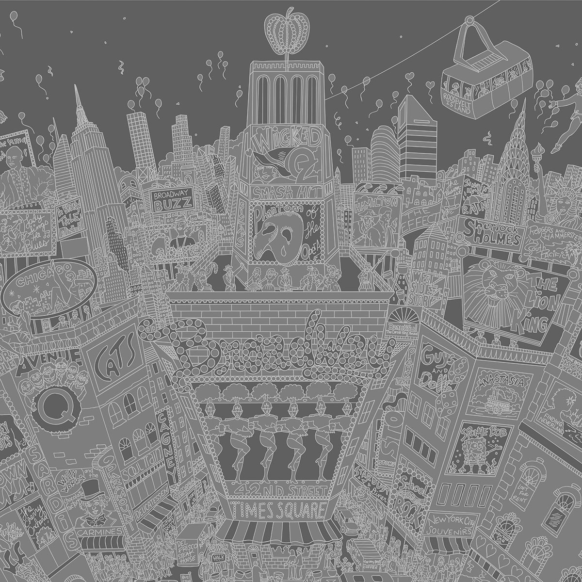 Night or Day…Feel the Rhythm of Broadway | Fazzino