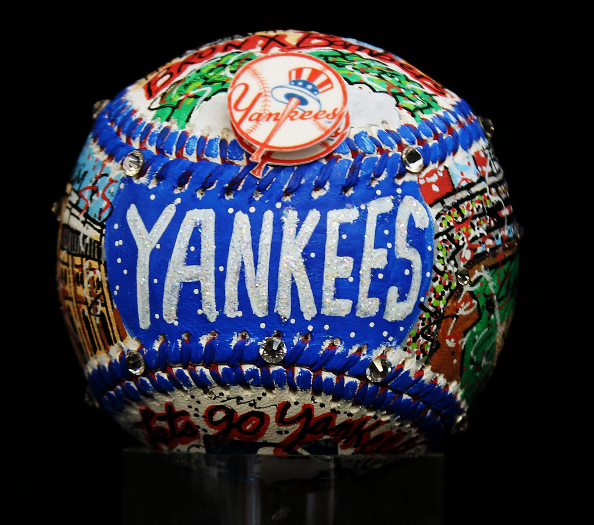 New York Yankees Hand-Painted Baseballs | Fazzino