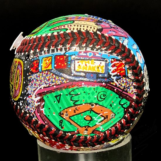 Arizona Diamondbacks Hand-Painted Baseballs | Fazzino