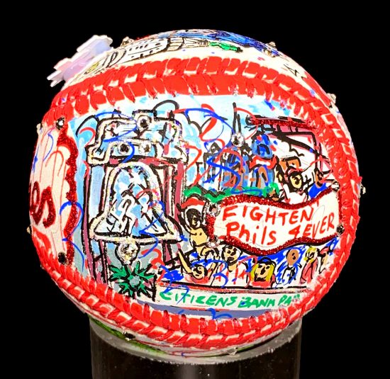 Philadelphia Phillies Hand-Painted Baseballs | Fazzino