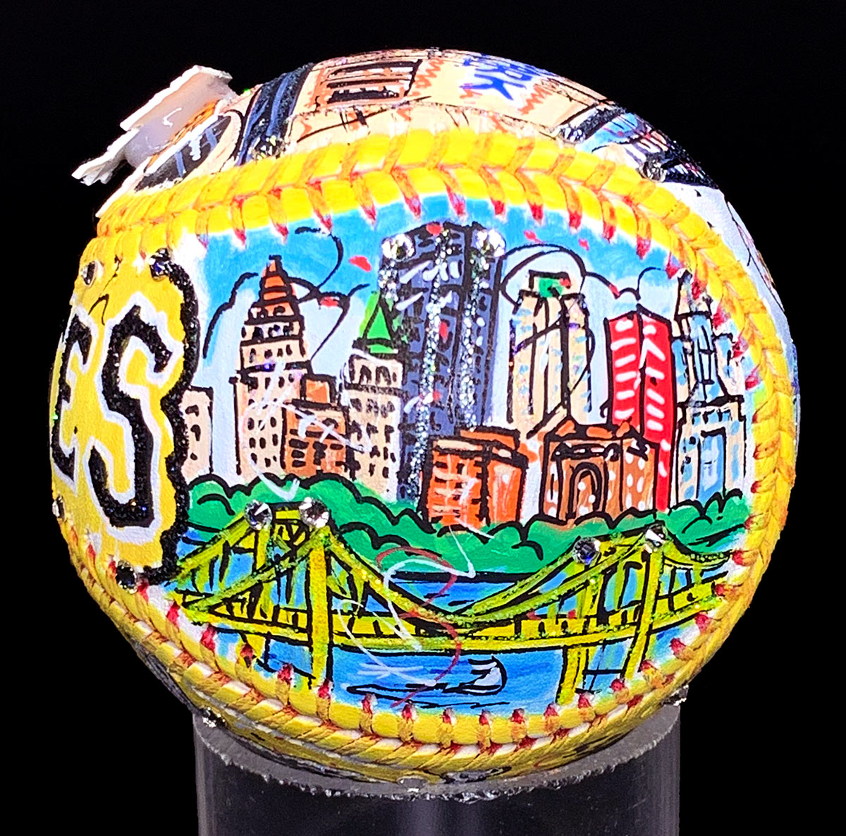 Pittsburgh Pirates Hand-Painted Baseballs | Fazzino