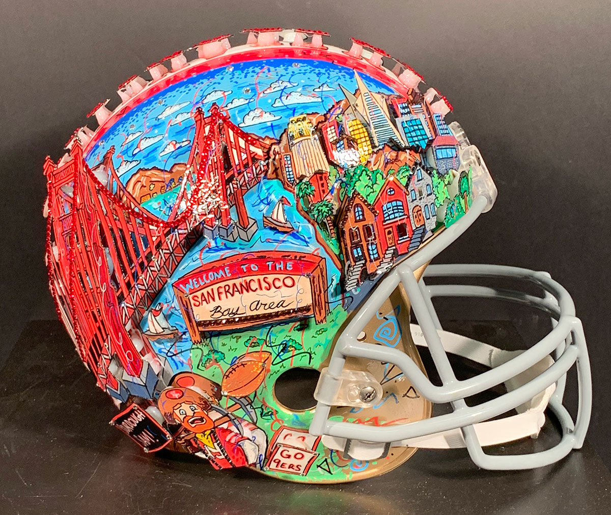 San Francisco 49ers Hand Painted Helmets | Fazzino