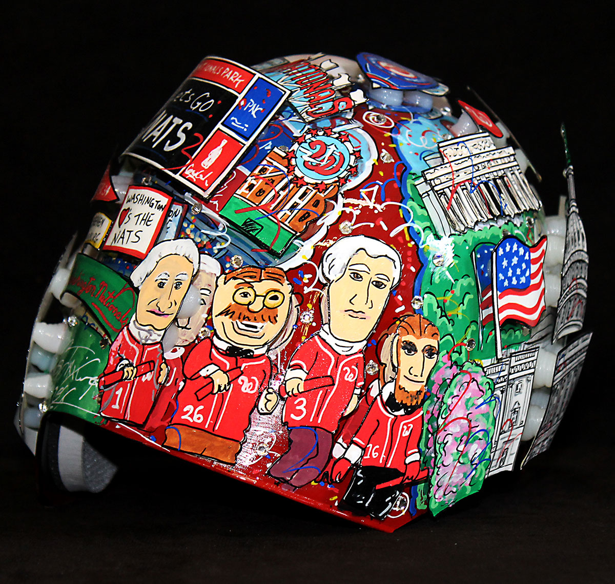 Washington Nationals Hand-Painted Helmets | Fazzino