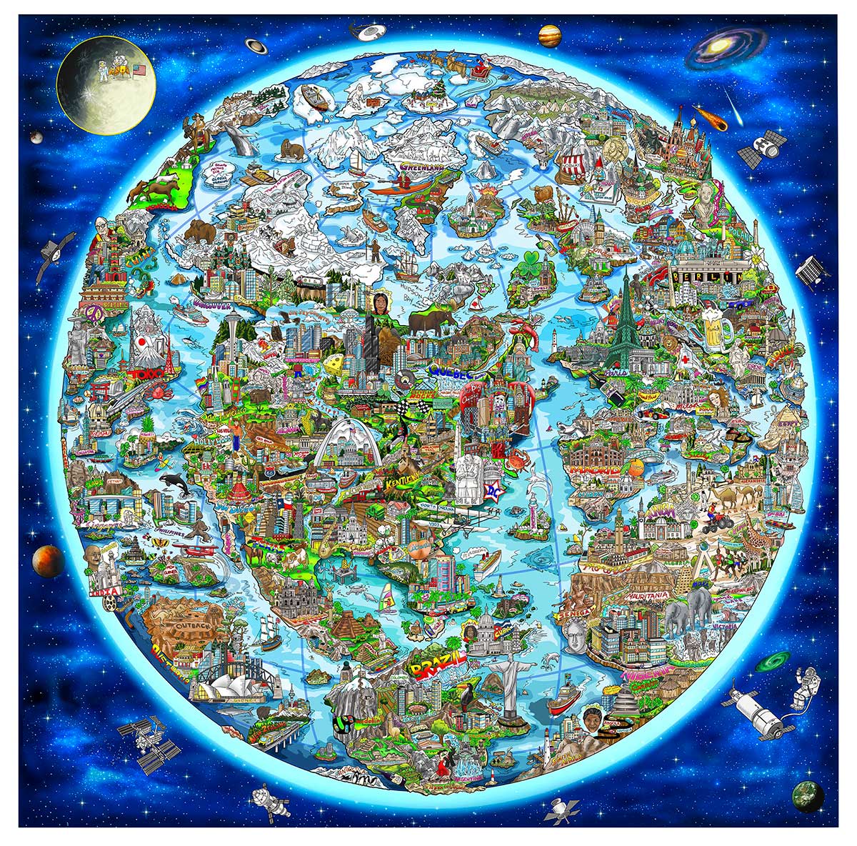 Charles Fazzino and Stave Puzzles: A Perfect Fit | Fazzino