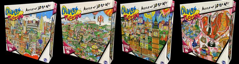 Host a Jigsaw Puzzle Party with Charles Fazzino 3D Puzzles | Fazzino