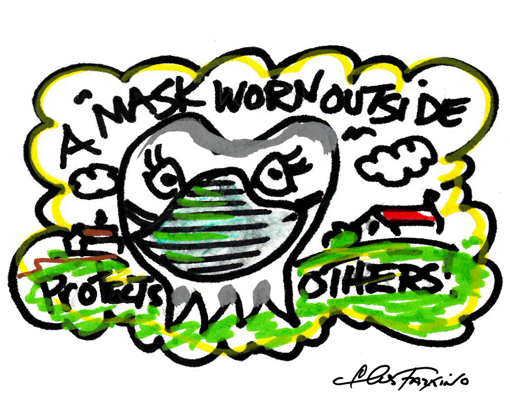 Quarantine Art Coloring Doodles - Print Out & Color at Home | Fazzino