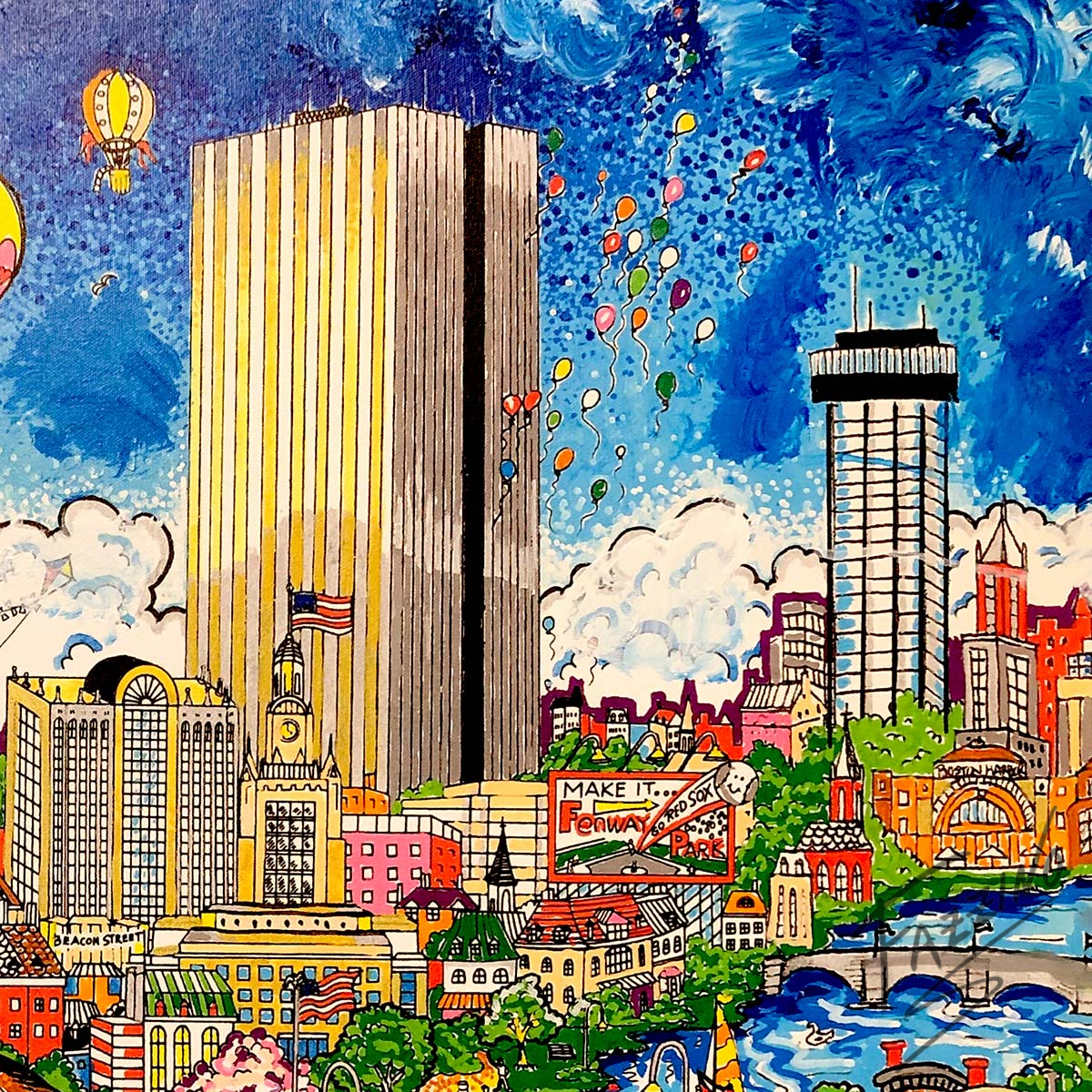 A Day in Boston Original | Fazzino