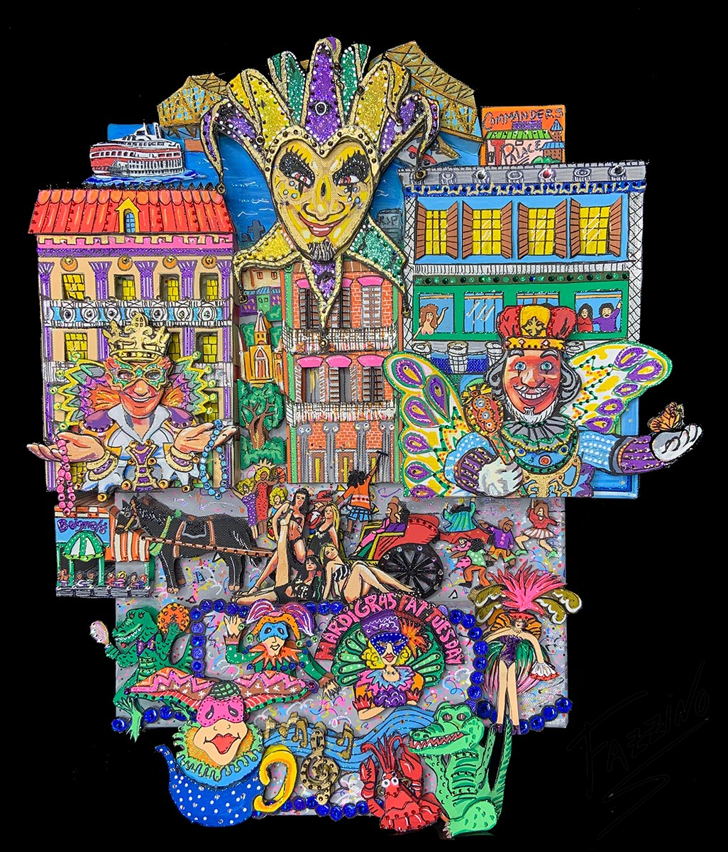 The Decadence of Mardi Gras Original | Fazzino