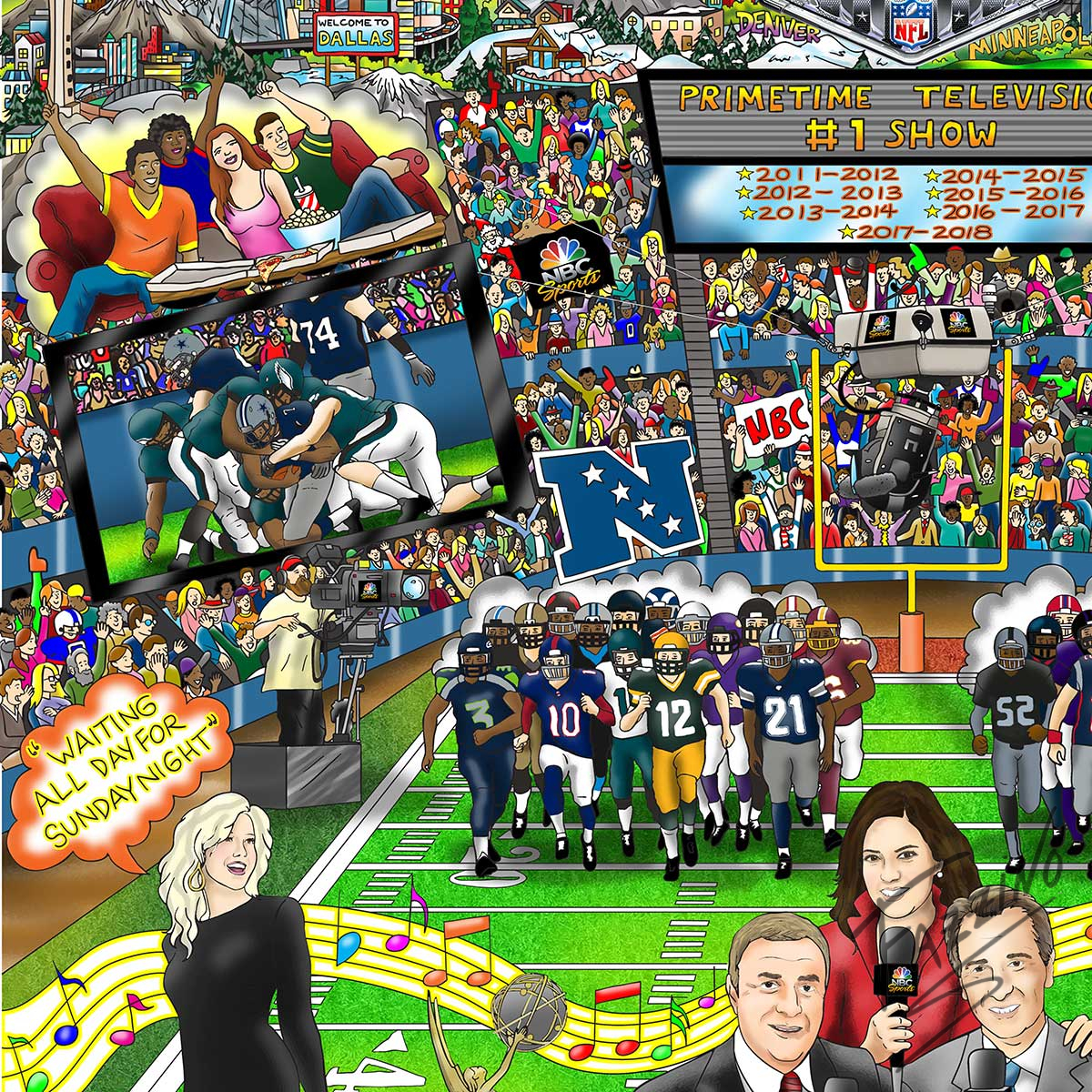 Corporate Commission NBC Sports | Fazzino