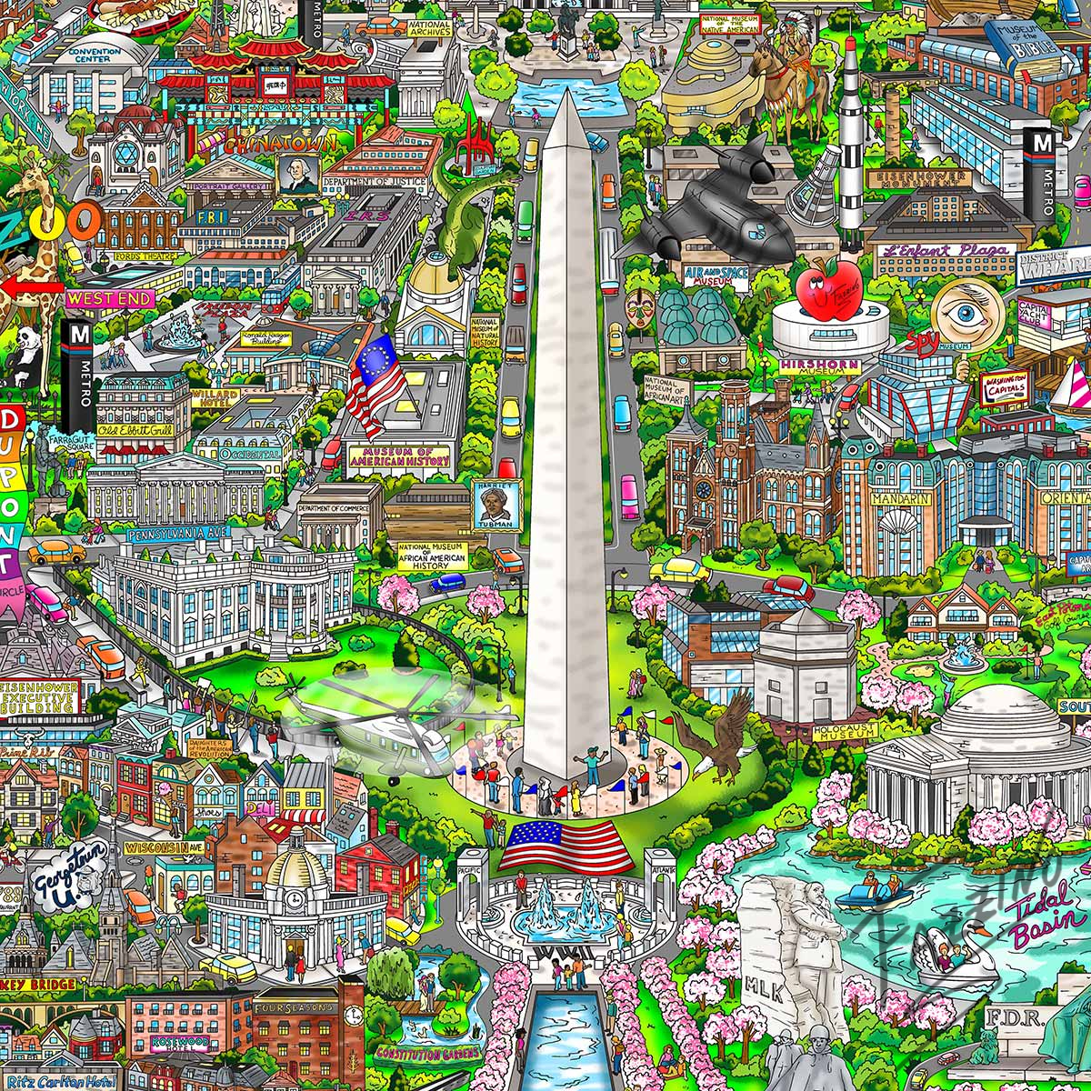 FBI…CIA…IRS…RBG…By, George…It’s Washington | Fazzino