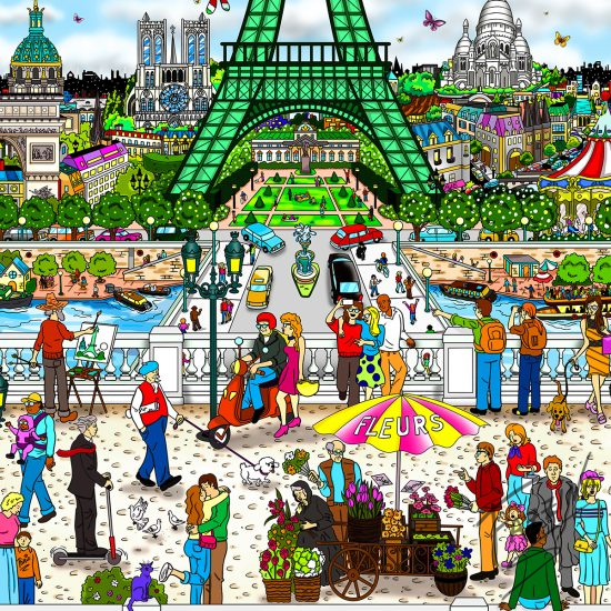 Waking Up In Paris | Fazzino