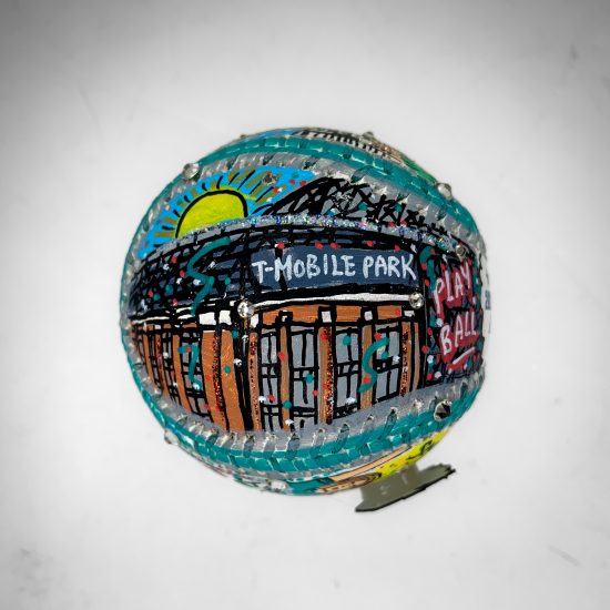 2023 Seattle All-Star Game Hand-Painted Baseballs | Fazzino