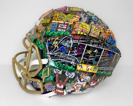 Super Bowl LVIII: Las Vegas Hand Painted Helmets | Fazzino