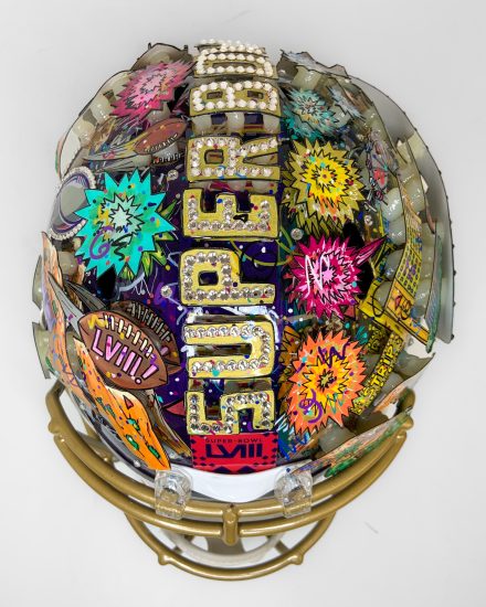 Super Bowl LVIII: Las Vegas Hand Painted Helmets | Fazzino