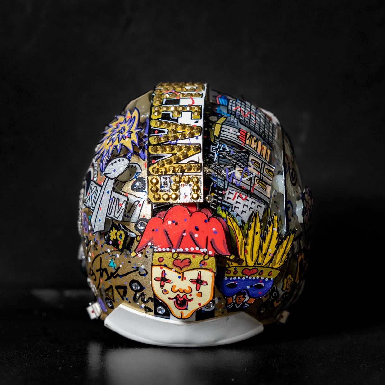 New Orleans Saints Hand Painted Helmets | Fazzino