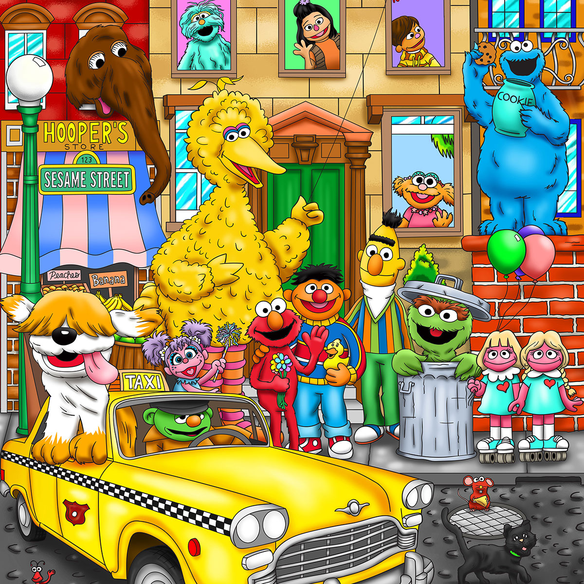 Sunny Day… Sesame Street | Fazzino