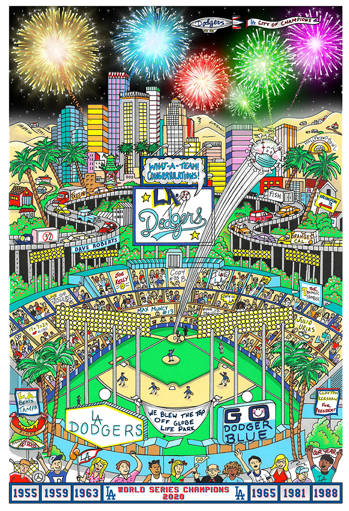 Go Dodger Blue | Fazzino