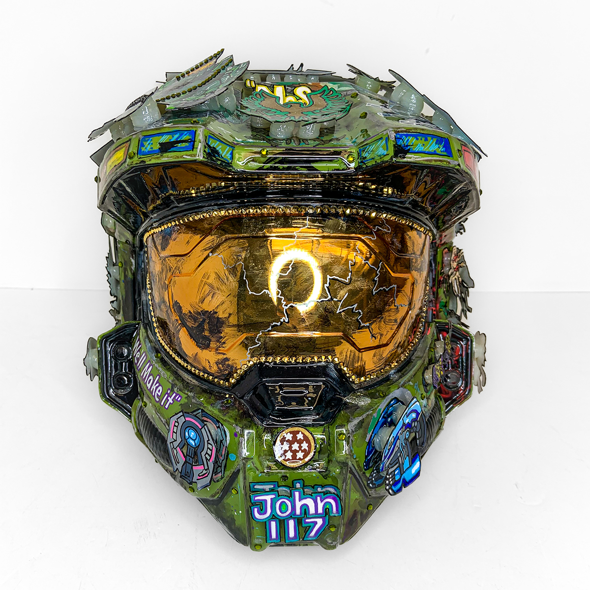 Master Chief Helmet Sculpture | Fazzino