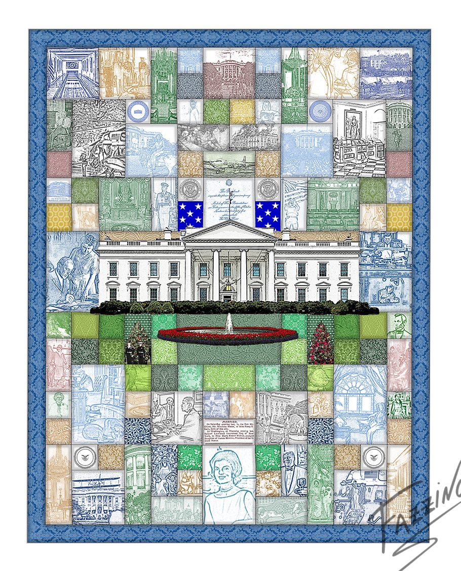 The People’s House: A Quilt of White House History | Fazzino